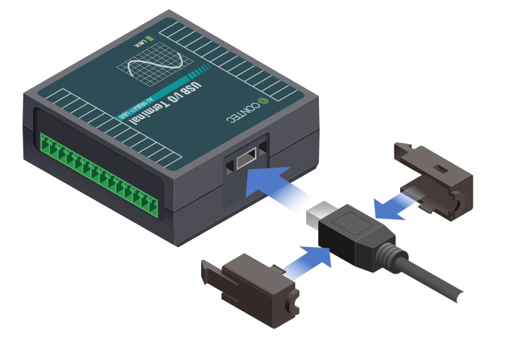 Using a Laptop as a Data Logger.Step 1 Device Setup | CONTEC